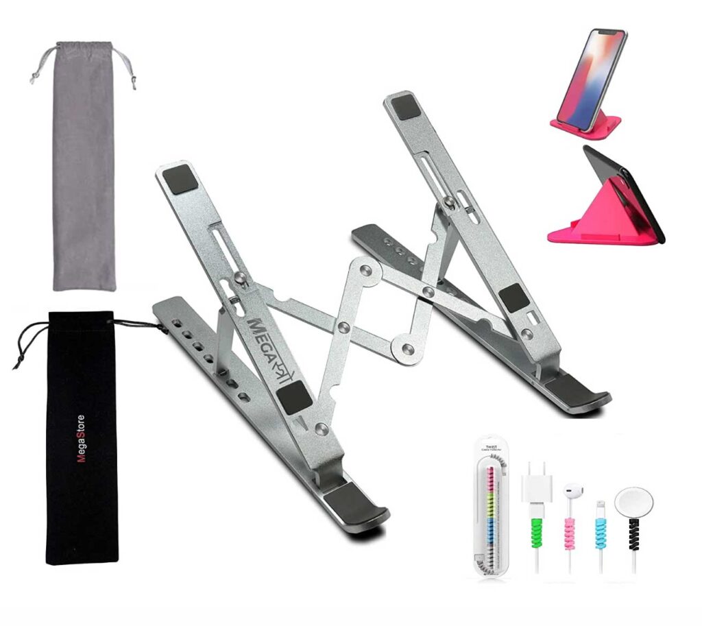 MegaStroⓇ Premium Quality Pro-Edition Laptop Stand 7 Adjustable Angle ...