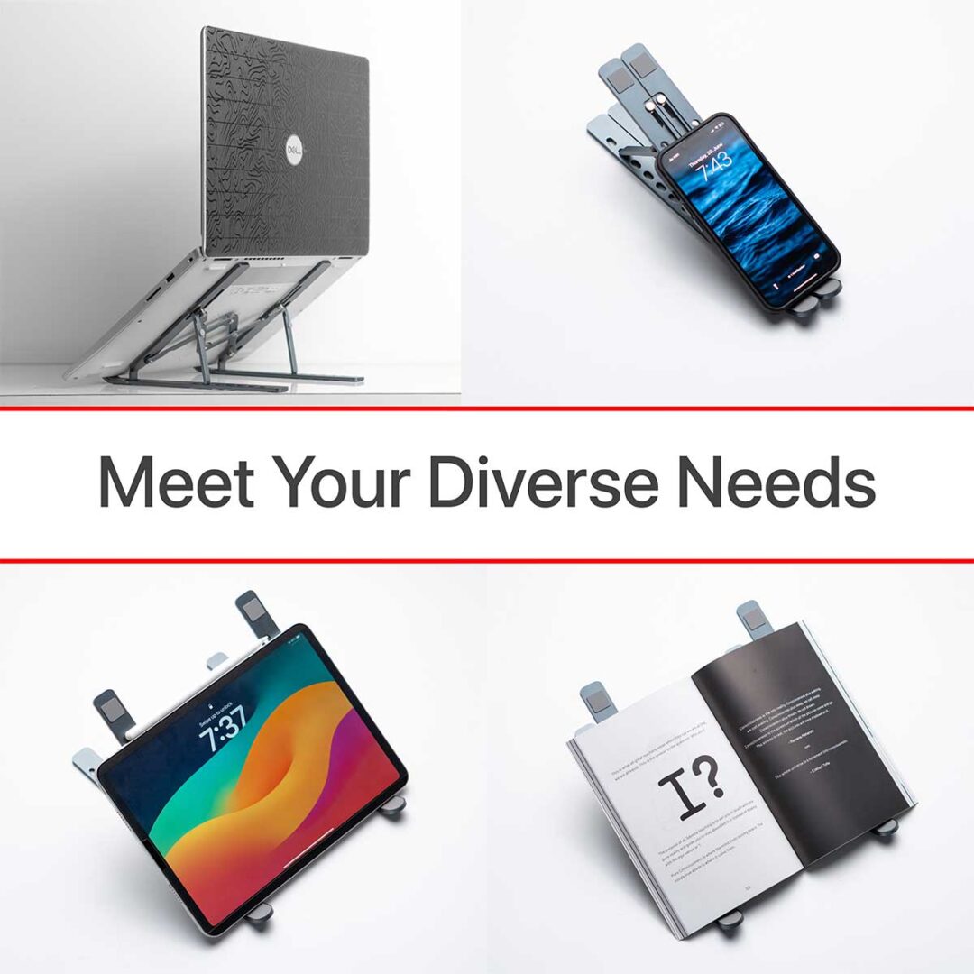 MegaStroⓇ Premium Quality Pro-Edition Laptop Stand 7 Adjustable Angle ...