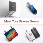 MegaStroⓇ Premium Quality Pro-Edition Laptop Stand 7 Adjustable Angle ...